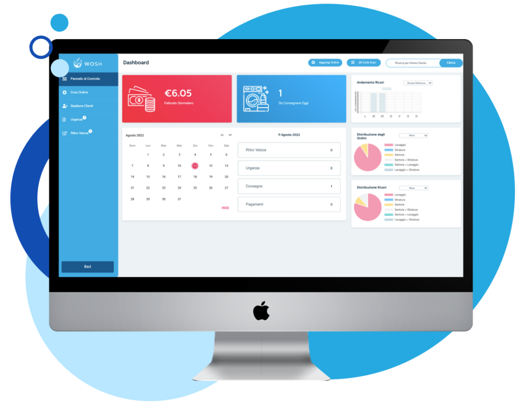 Home page - MyWosh - Software gestionale in cloud per lavanderie